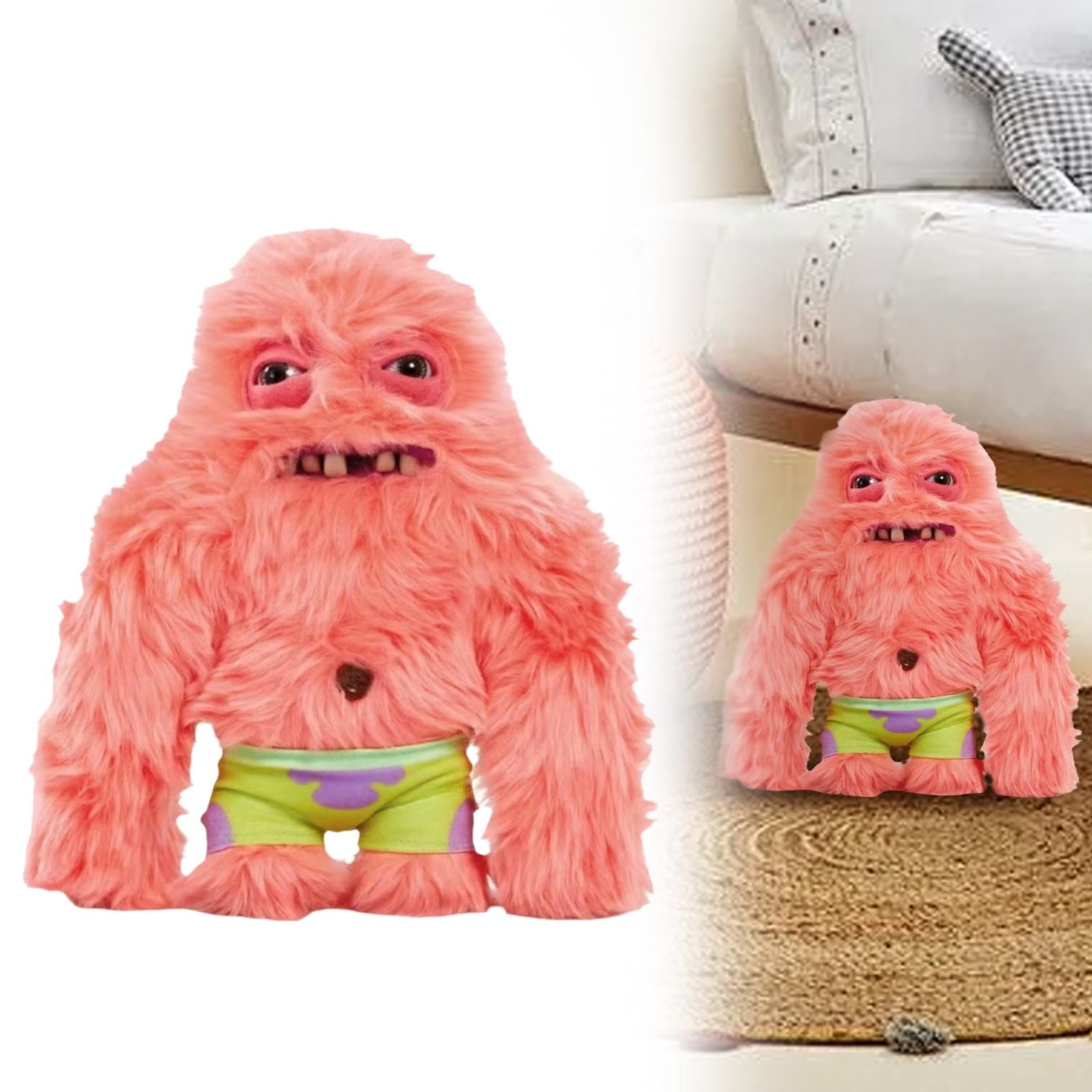 Fuggler Grumpy Dried mutated SpongeBob SquarePants plush toy, Funny ...