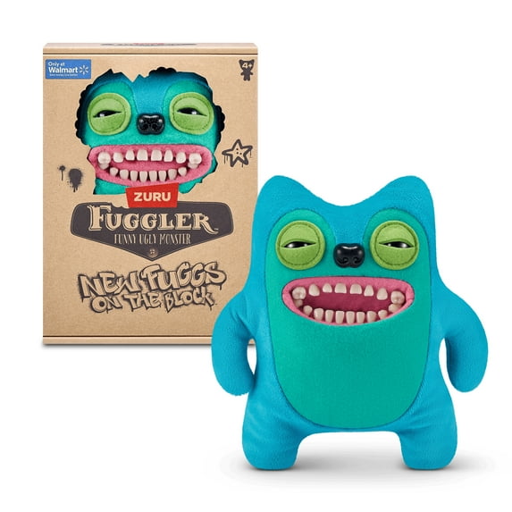 Fuggler New Fuggs on the Block 9 inch (Greedy Grinner), Funny Ugly Monster Soft Plush Toy by ...