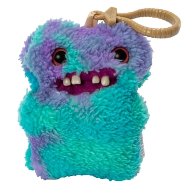 Fuggler Plush Monster Keyring, Funny Ugly Doll, Blue Purple, Human-Like ...