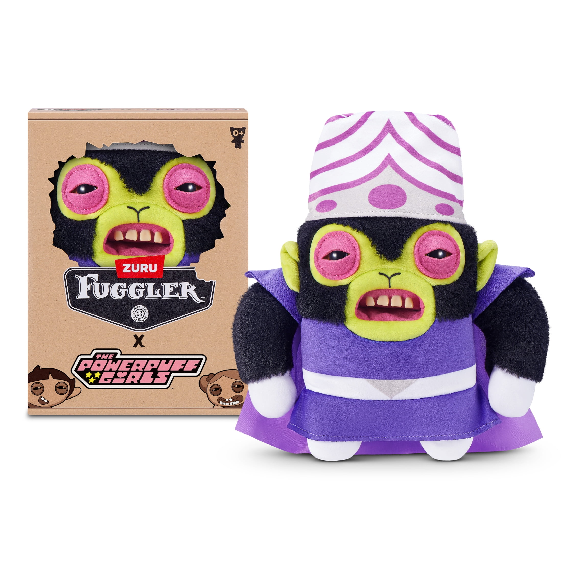 Fuggler Powerpuff Girls 9in Mojo Jojo, Funny Ugly Monster Plush ...