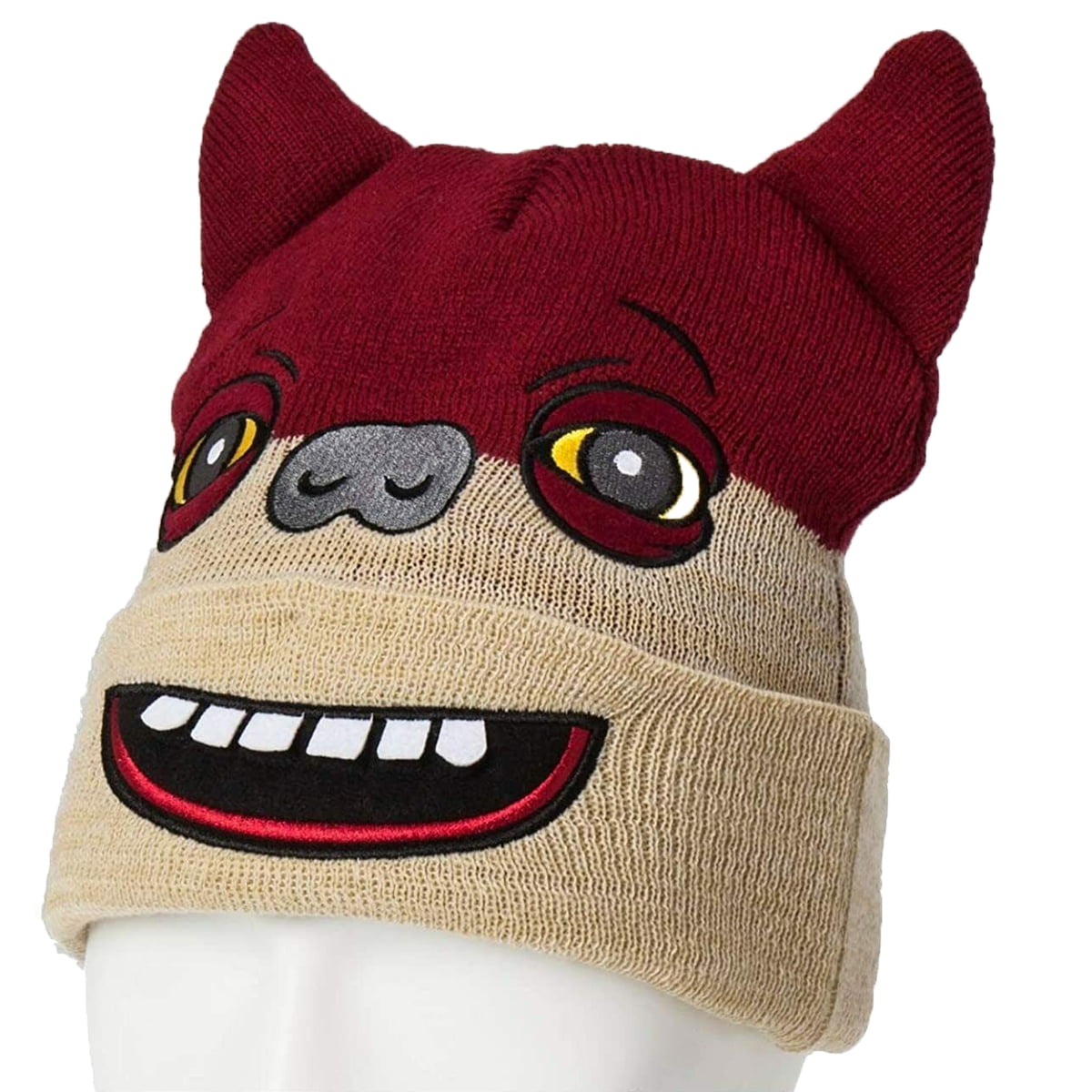 Fuggler Red Squirrel Monster Toboggan Winter Knit Beanie Hat - Walmart.com