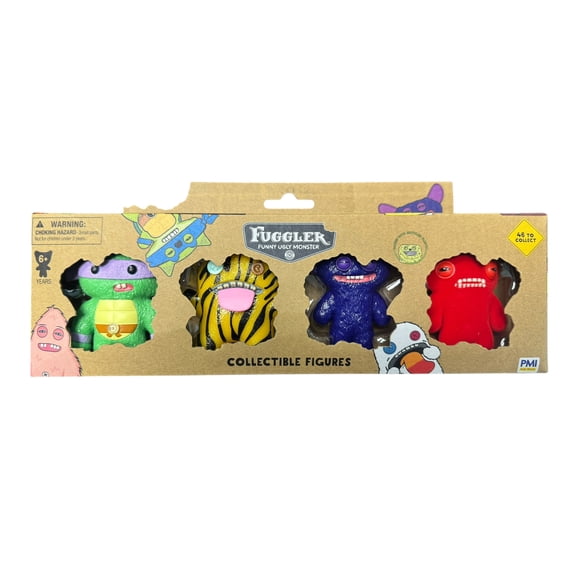 Fuggler Series 2 Collectible Figures 4-Pack, 2.5" Figures, Donatello ...