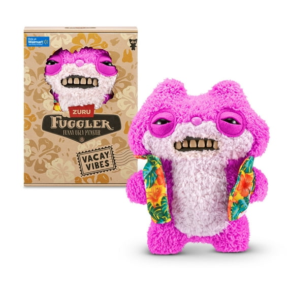 Fuggler Vacay Vibes 9 inch (Sketchy Squirrel), Funny Ugly Monster Soft ...