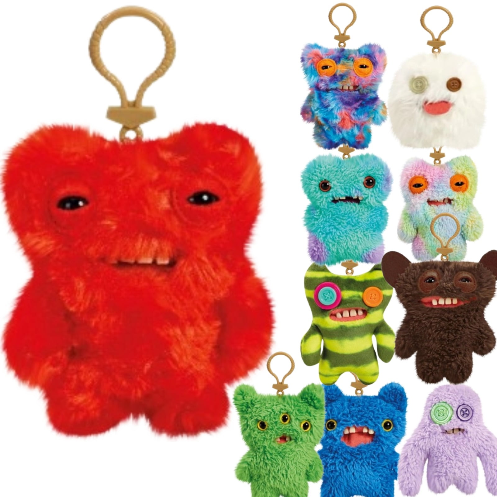 Fugglers Funny Ugly Monsters Keychain, Ugly Dolls Limited Edition Plush Toy Funny Tooth Fugler ...