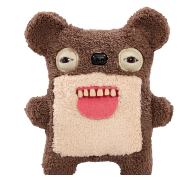 Fuggler Scaresome Square Bear, Funny Ugly Monster Plush, Light Brown ...