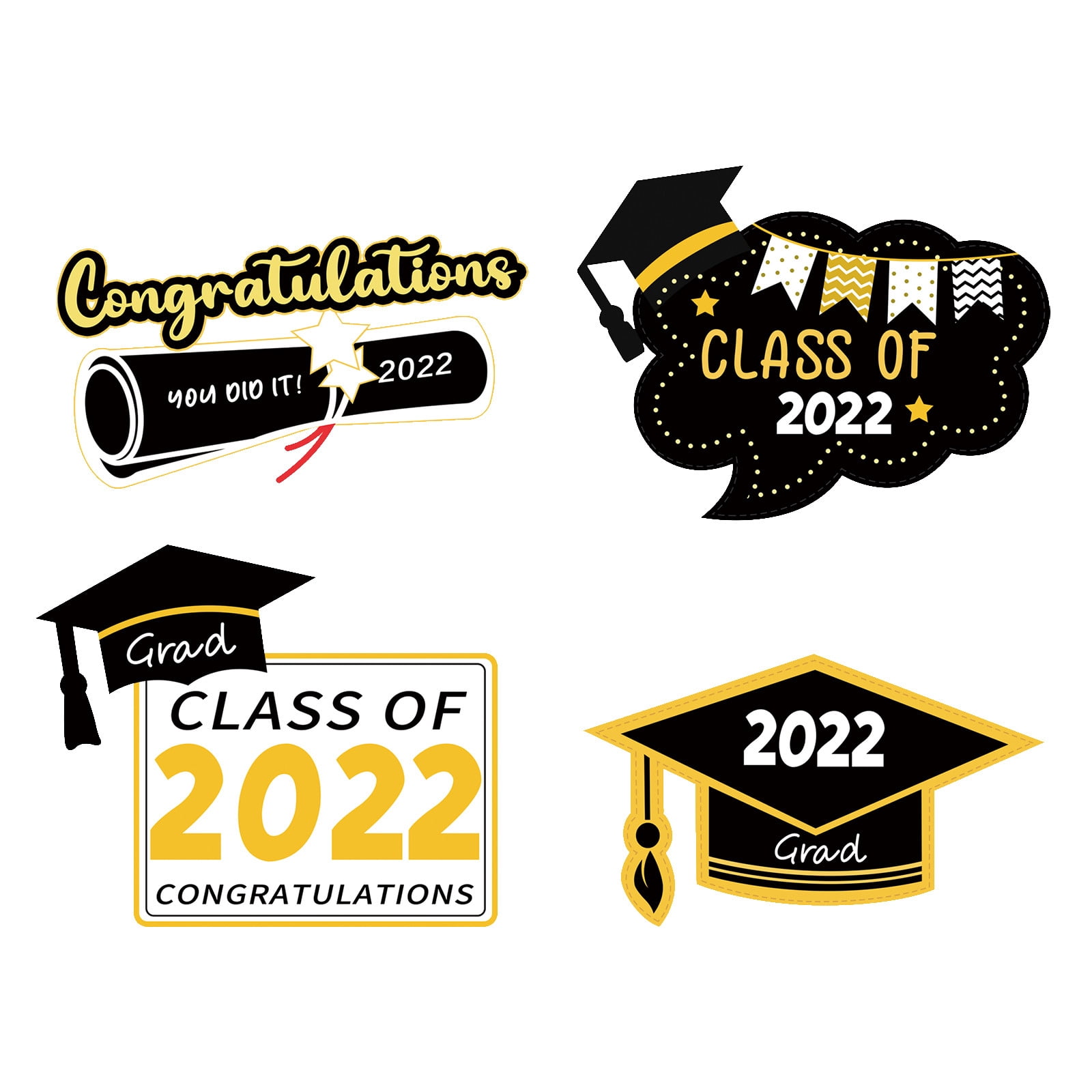 Fugit Card Slot Home & Garden 2022 Graduation Yard Sign Stakes ...