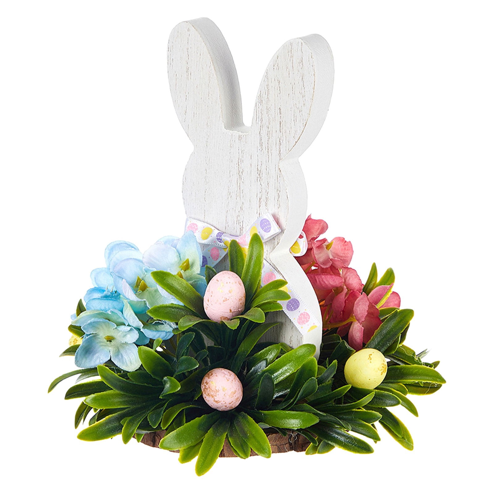 Fugit Clearance Charming Wooden Rabbit Desktop Ornament Cute Rustic ...