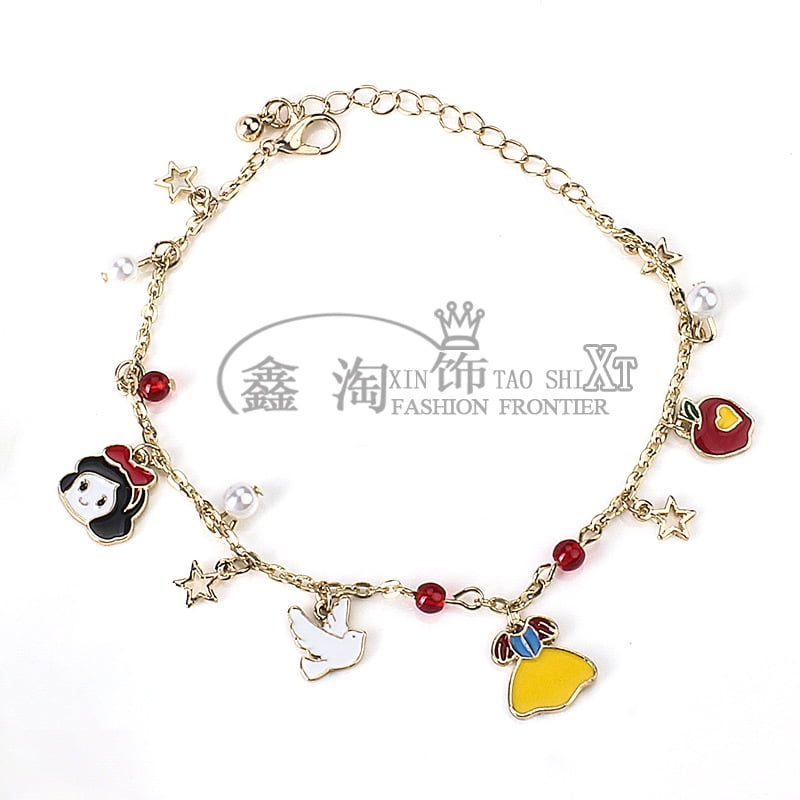 Fugitive Princess Snow White Bracelet Japanese Star Cartoon Ornament ...