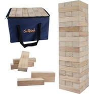 Jenga Giant - JS7 Oversized Extra Large Hardwood Stacks Up to 5 feet ...