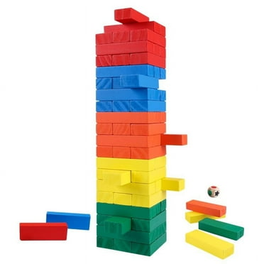 Jenga Giant Genuine Hardwood Stacking Game - Walmart.com