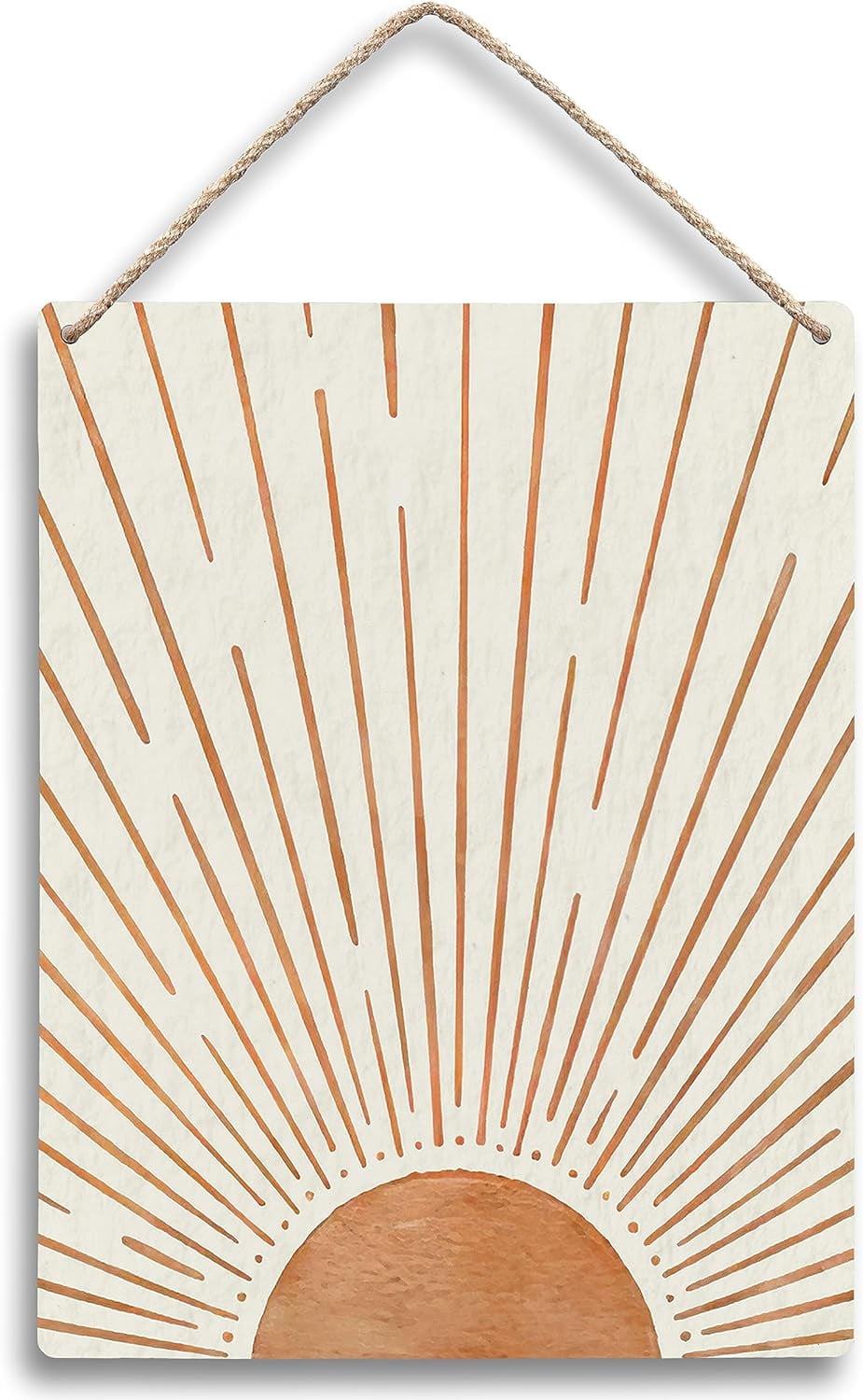 Fugwn Abstract Boho Sun Sunrise Sunshine Wooden Signs 8X10, Boho Wall ...