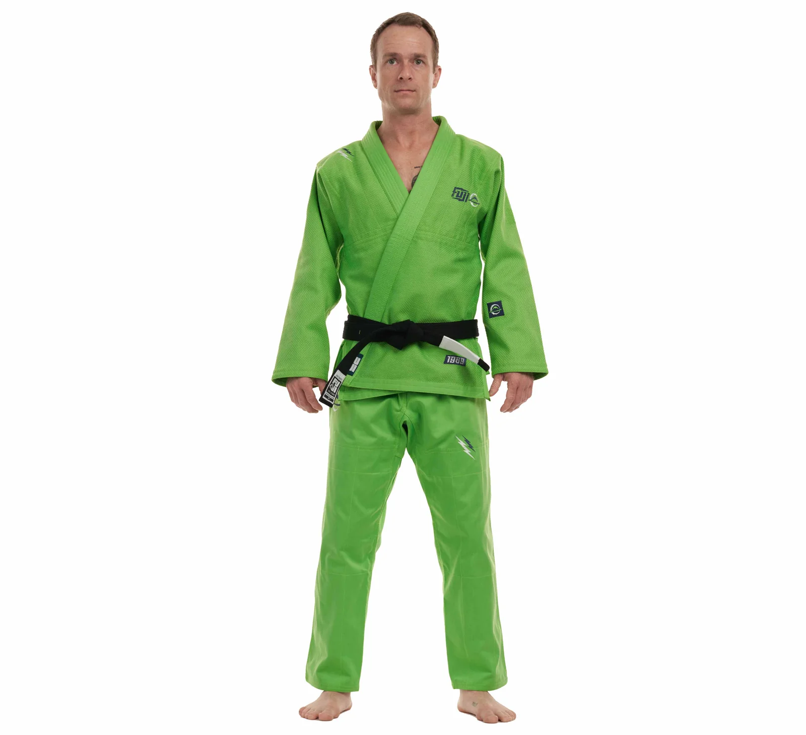 Fuji All Around Brazilian Jiu Jitsu BJJ Gi - Electric Green (A2 ...