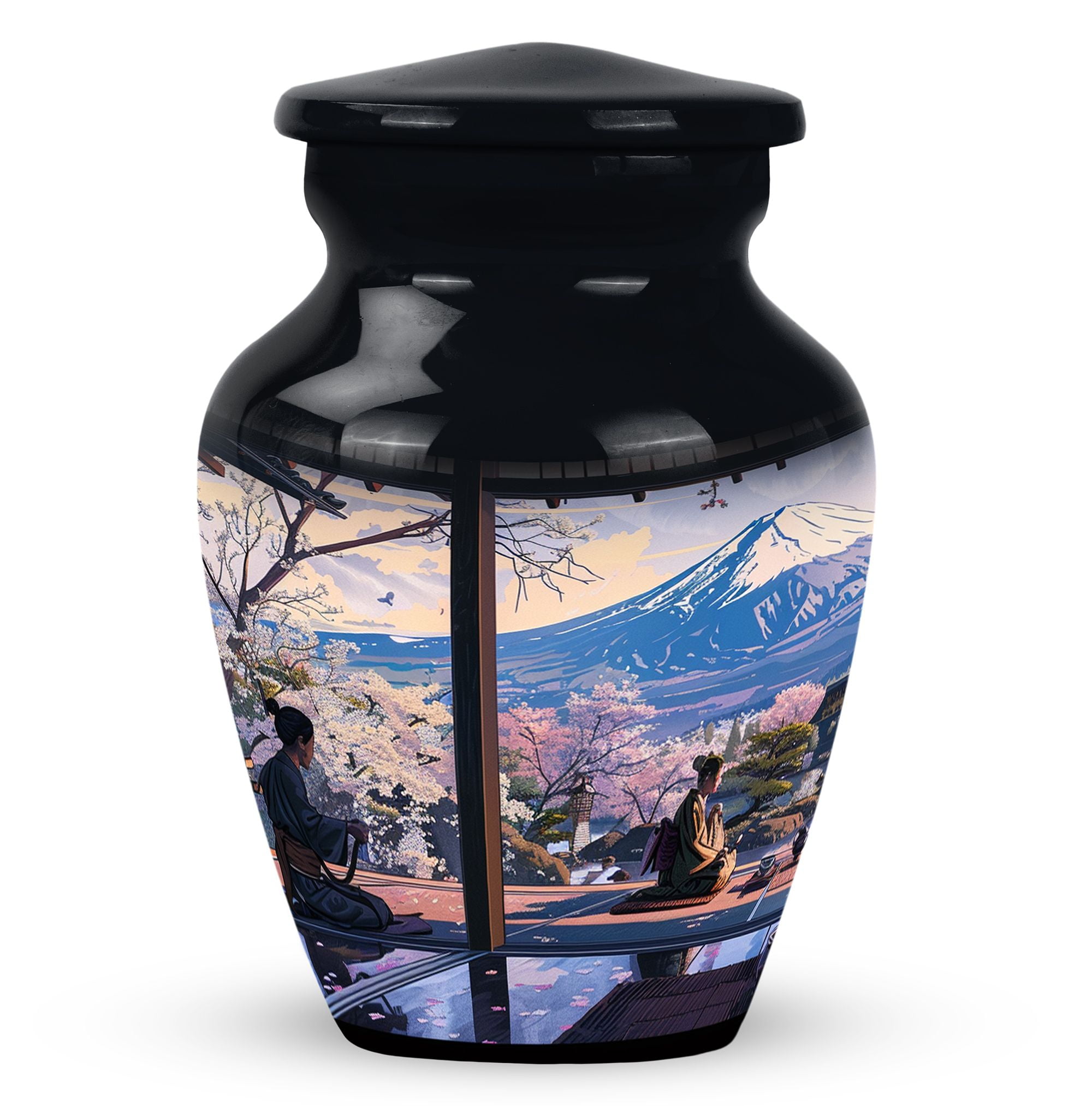 Fuji And The Sakura Adult Urns For Human Ashes - Cremation Keepsake ...