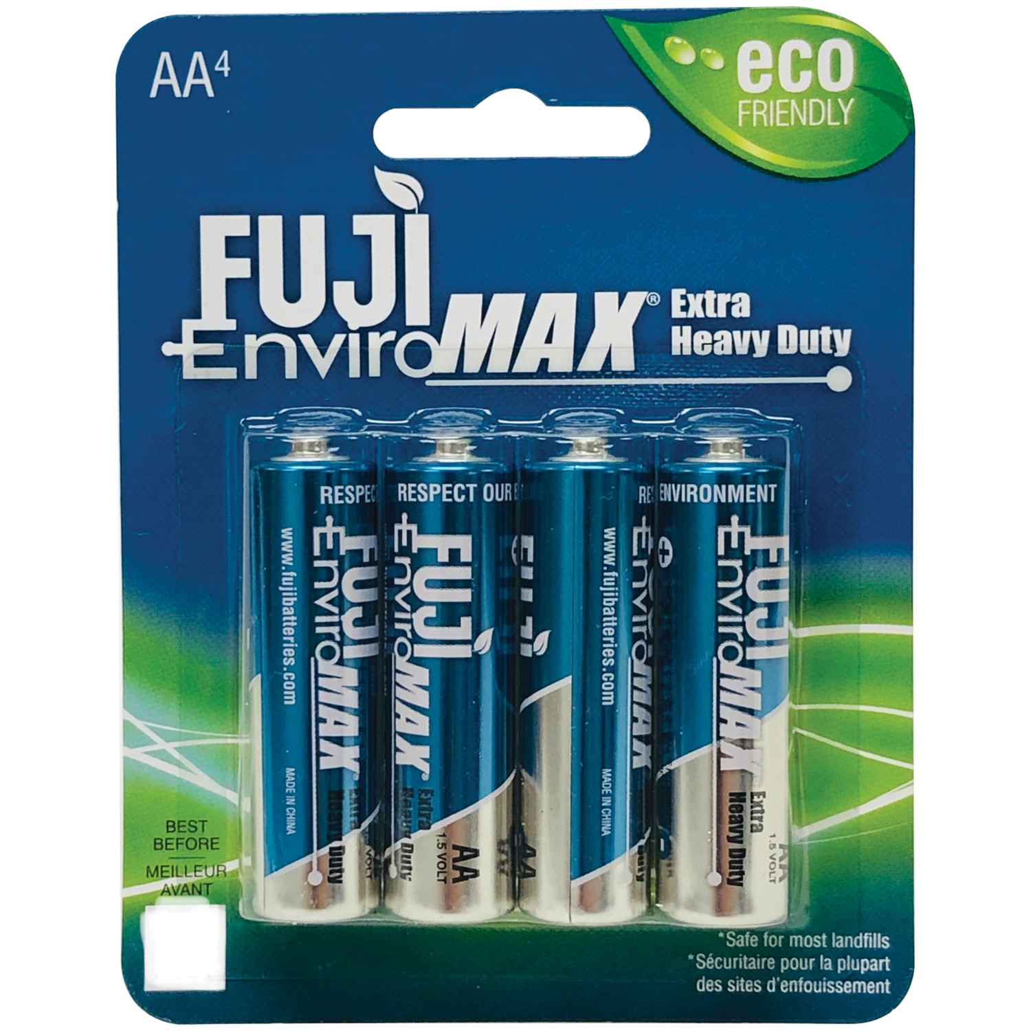 Fuji Batteries 3300BP4 EnviroMax AA Extra Heavy-Duty Batteries (4 pk ...