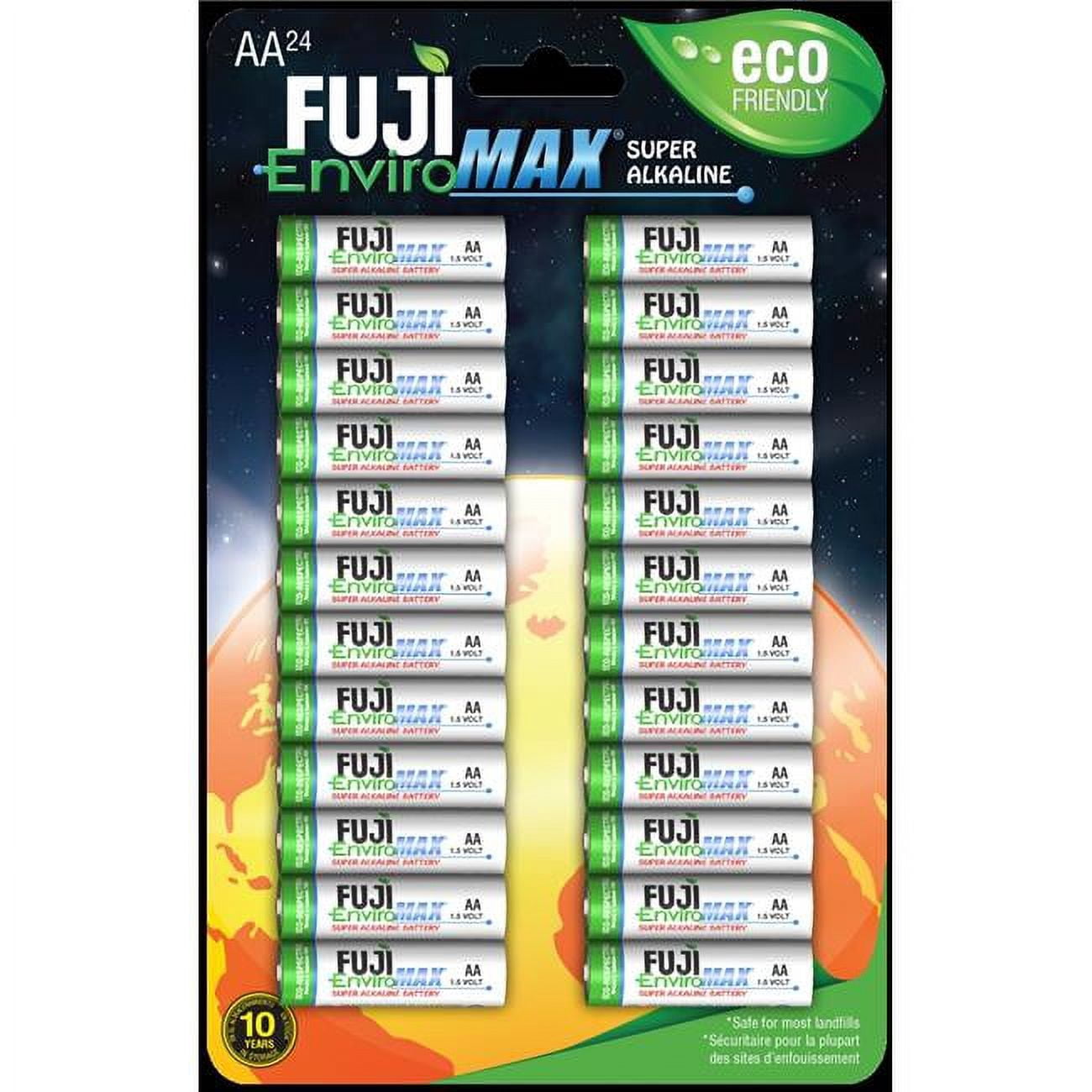 Fuji Batteries Enviro Max AA Digital Alkaline Batteries - Pack of 24 ...