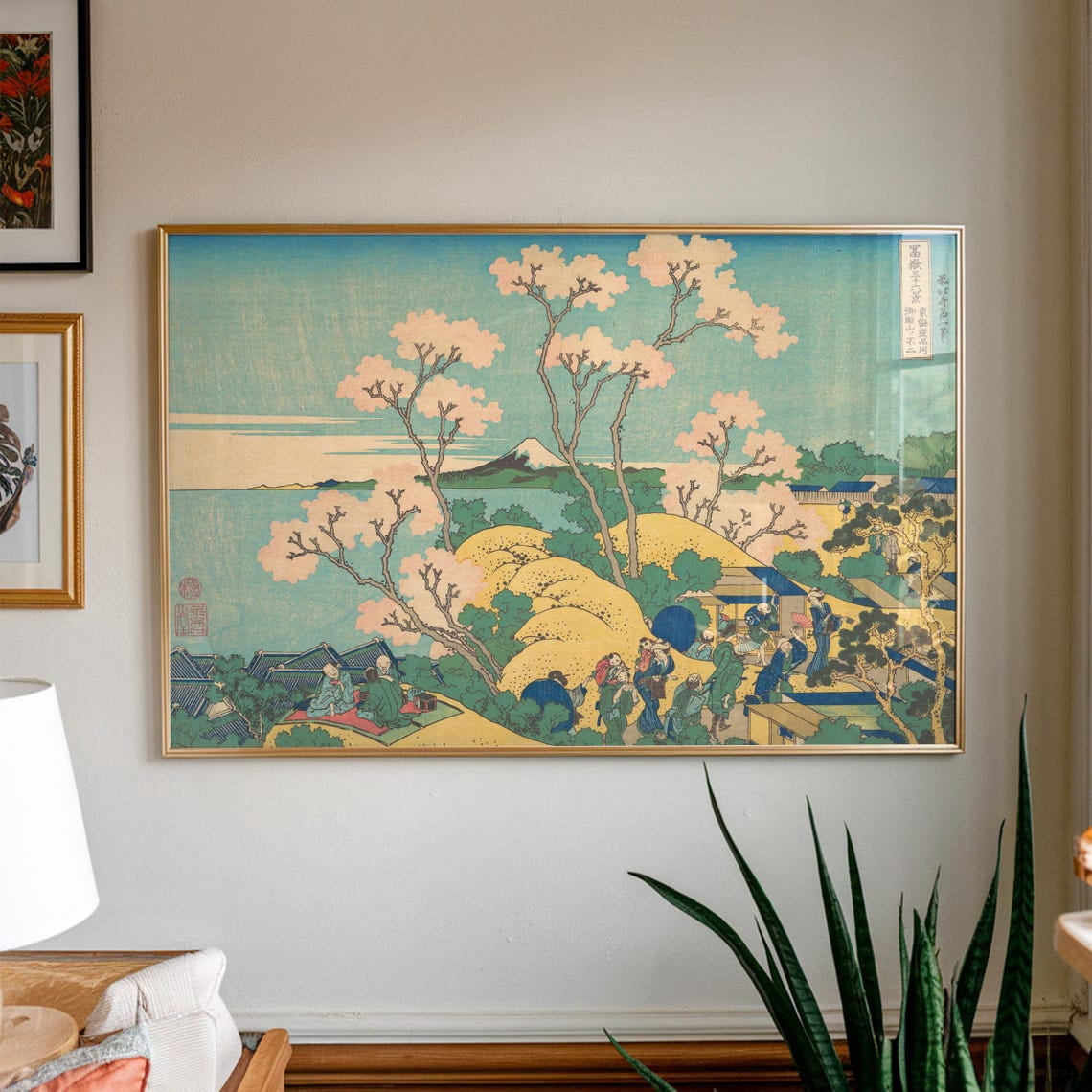 Fuji From Gotenyama, Katsushika Hokusai Poster, Japanese Wall Art ...