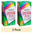(2 pack) Fujifilm Instax Mini Twin Film Pack (20 Photos) - Walmart.com