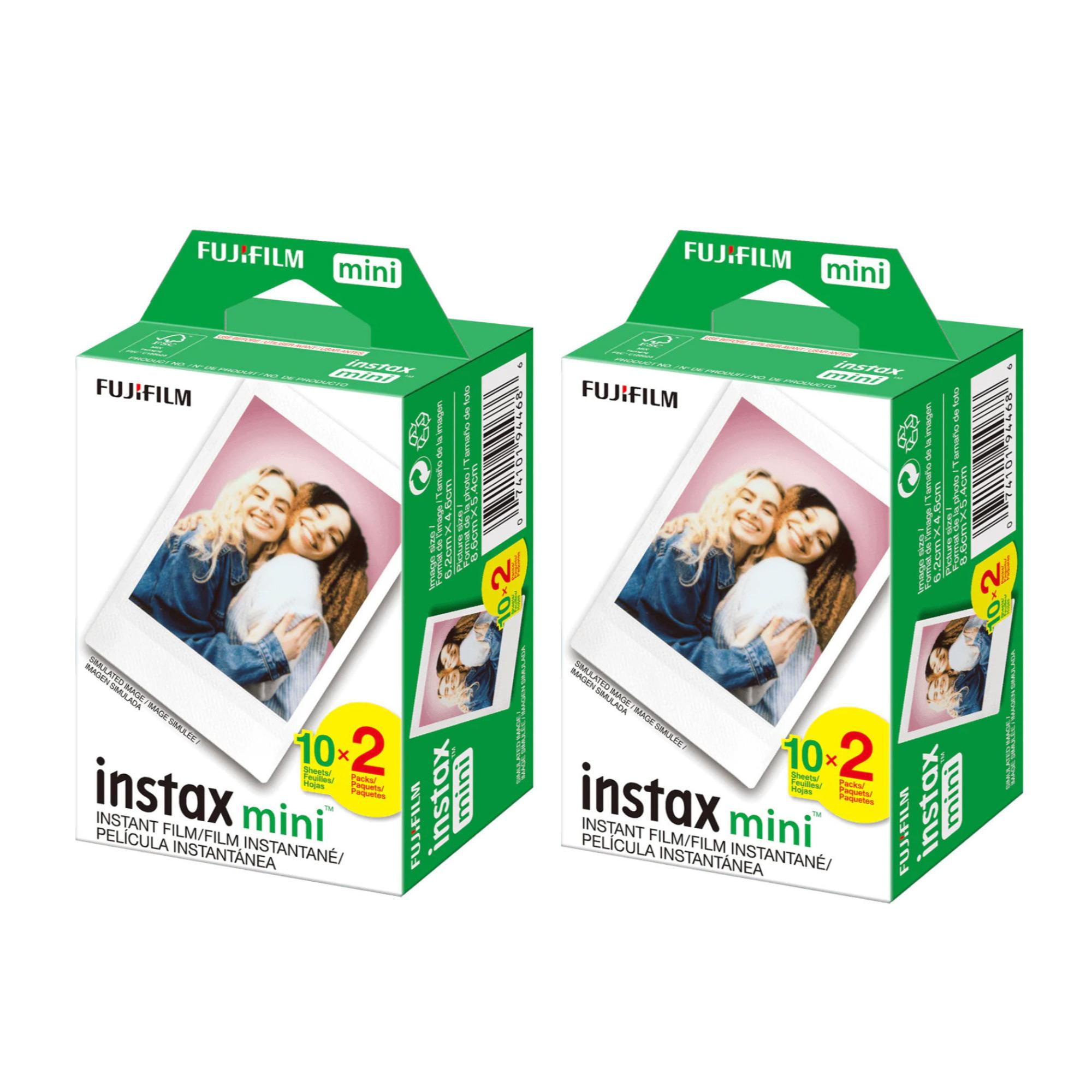 Fujifilm instax mini Twin Instant Film - Bulk Value, 40 Exposures ...