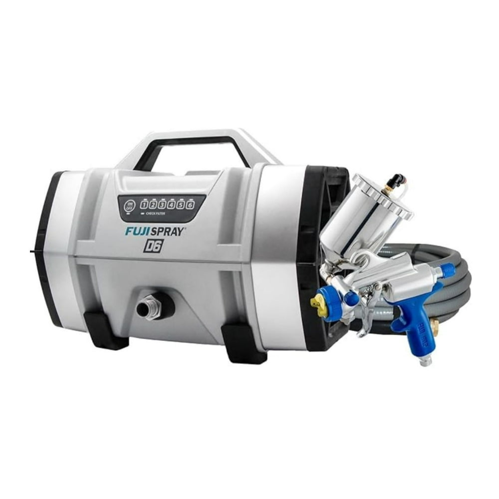 Fuji Spray D6 6-Stage HVLP Turbine Sprayer with G-XPC HVLP Spray System ...