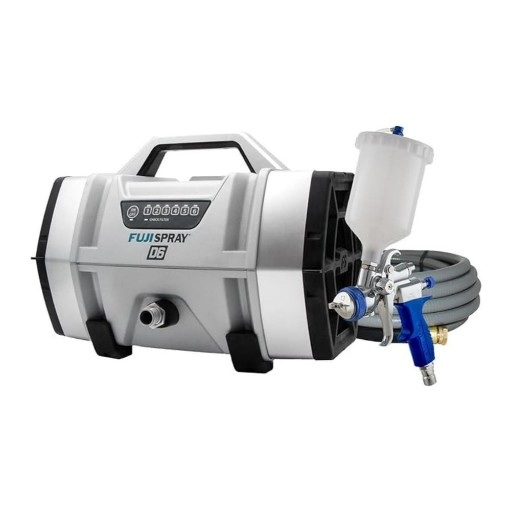 Fuji Spray D6 6-Stage HVLP Turbine Sprayer with T75G HVLP Spray System ...