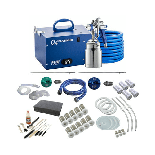 Fuji Spray Q4 Platinum T70 Quiet HVLP Spray System with Accessory ...