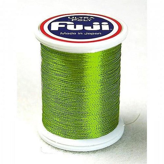 Fuji Ultra Poly Metallic Rod Building Thread 100M Spool A, Lime ...