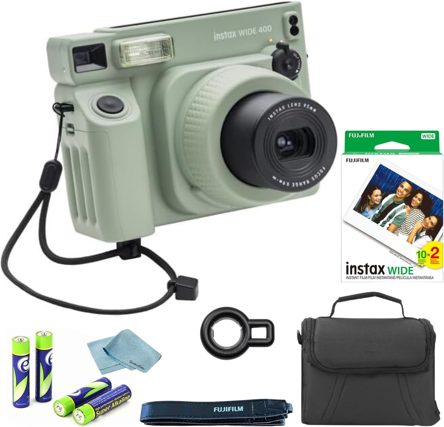 FujiFilm Instax Wide 400 Camera, Twin Pack Instax Wide Frame Film ...