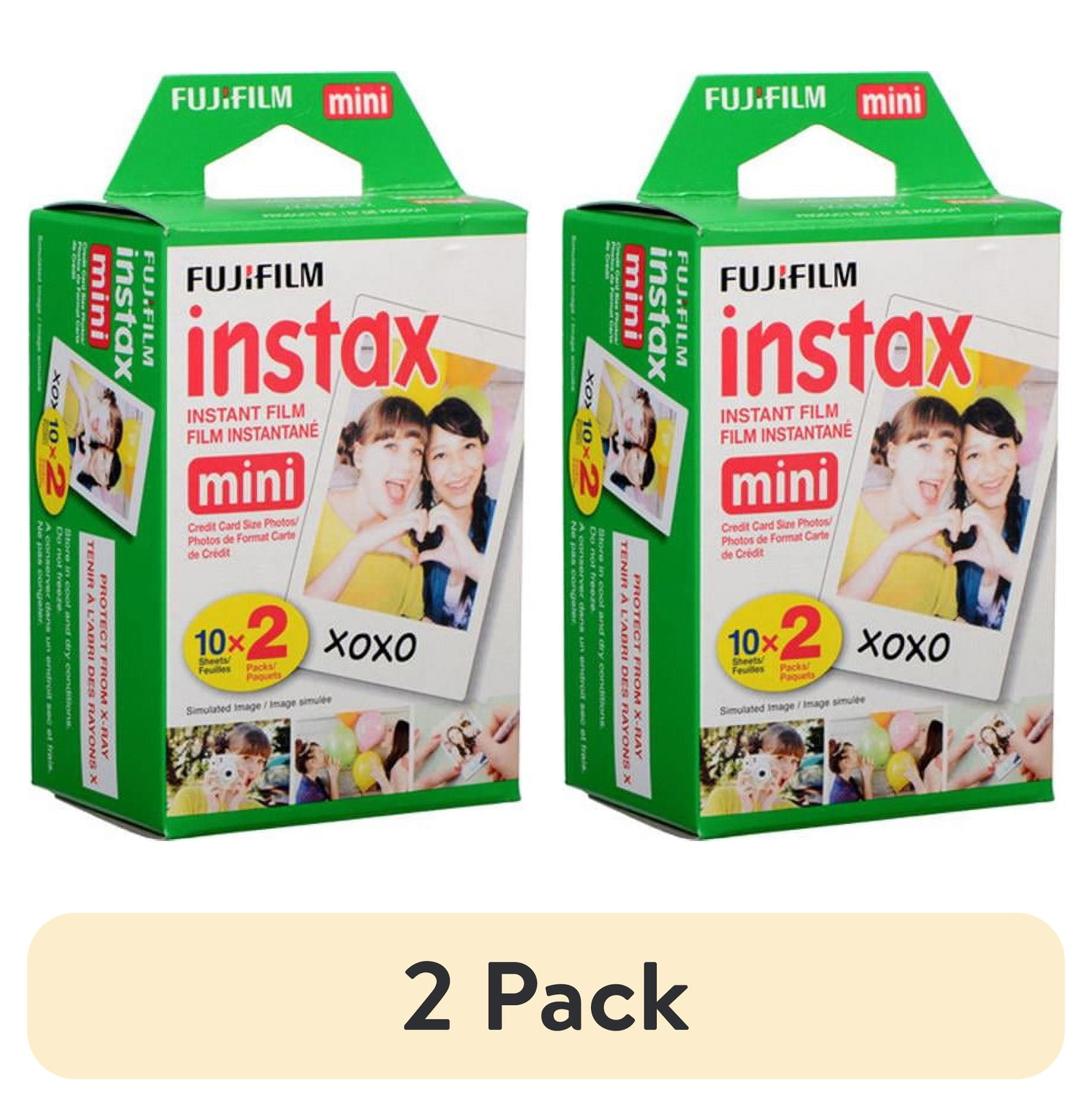 (2 pack) Fujifilm 16437396 Instax Mini Film Twin Pack - Walmart.com