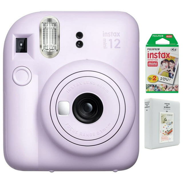 Fujifilm Instax Mini 12 Instant Camera Lilac Purple Bundle with Film ...