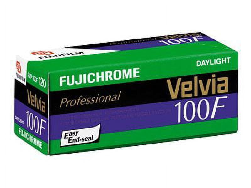Fujifilm Fujichrome Velvia 100F (RVP 100F) - Color slide film - 120 (6 ...