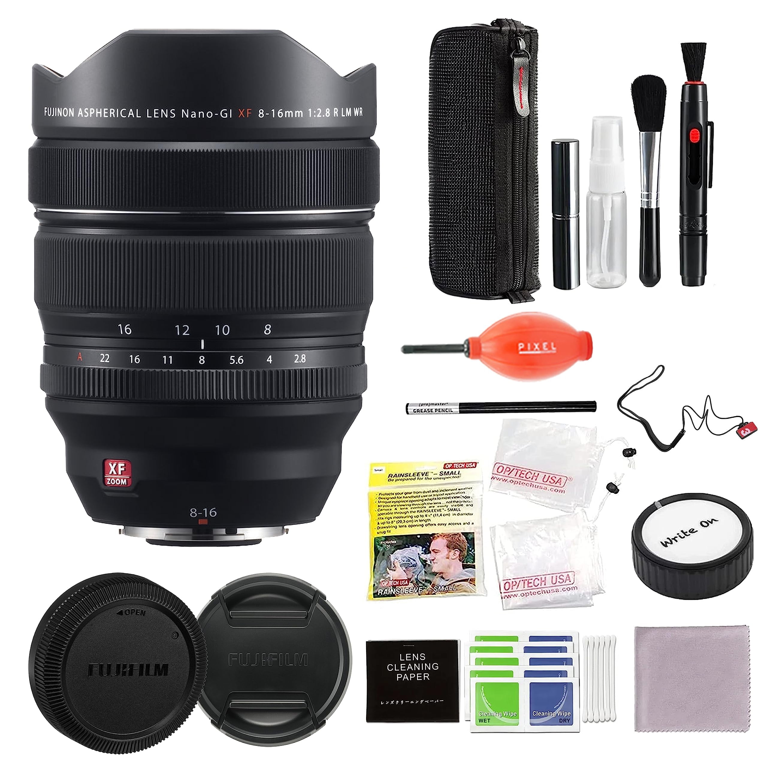 Fujifilm Fujinon XF 8-16mm F2.8 R LM WR Lens Bundle with Advanced ...