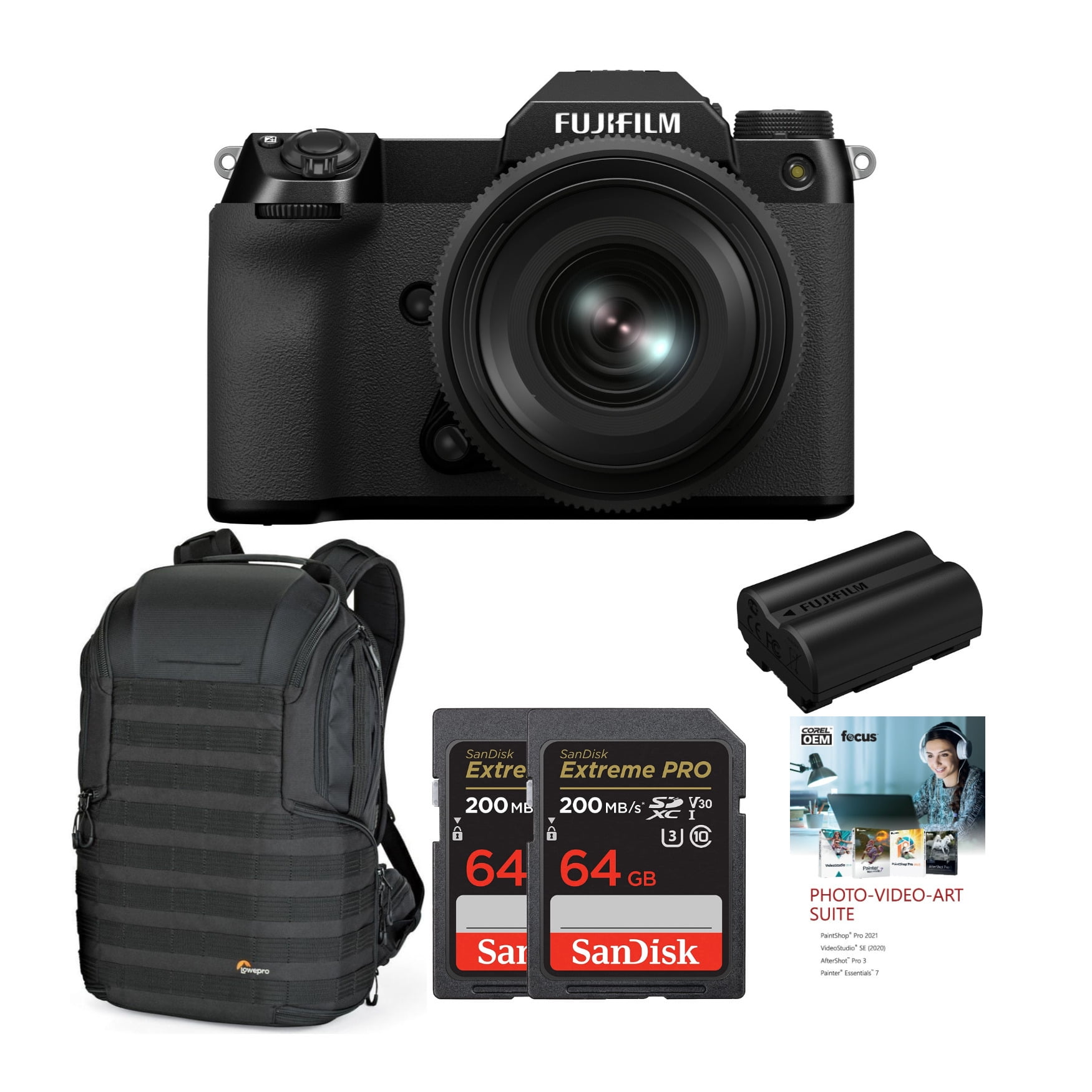 Fujifilm GFX 50S II Medium Format Mirrorless Camera with 35-70mm Lens Bundle - Walmart.com