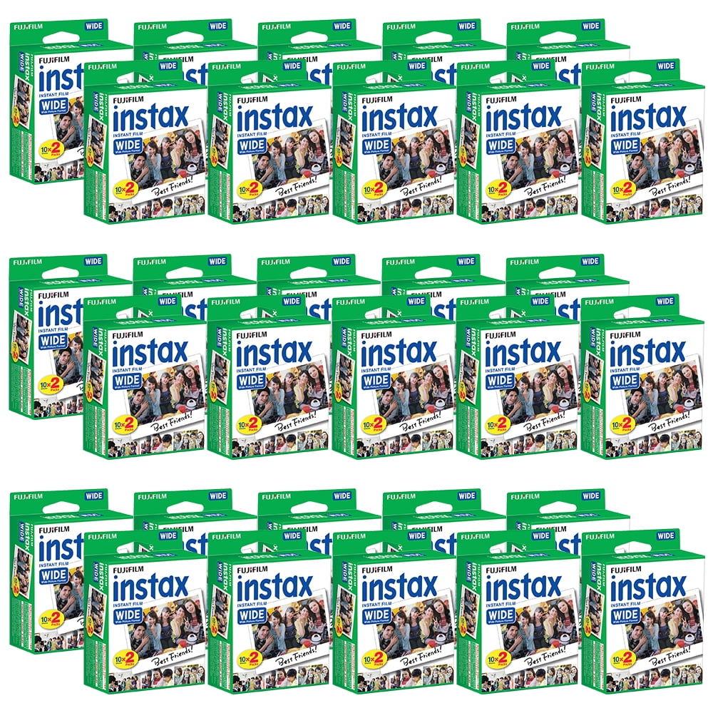 Fujifilm INSTAX WIDE Fuji Instant Film 600 Sheet for Wide 300 400 ...