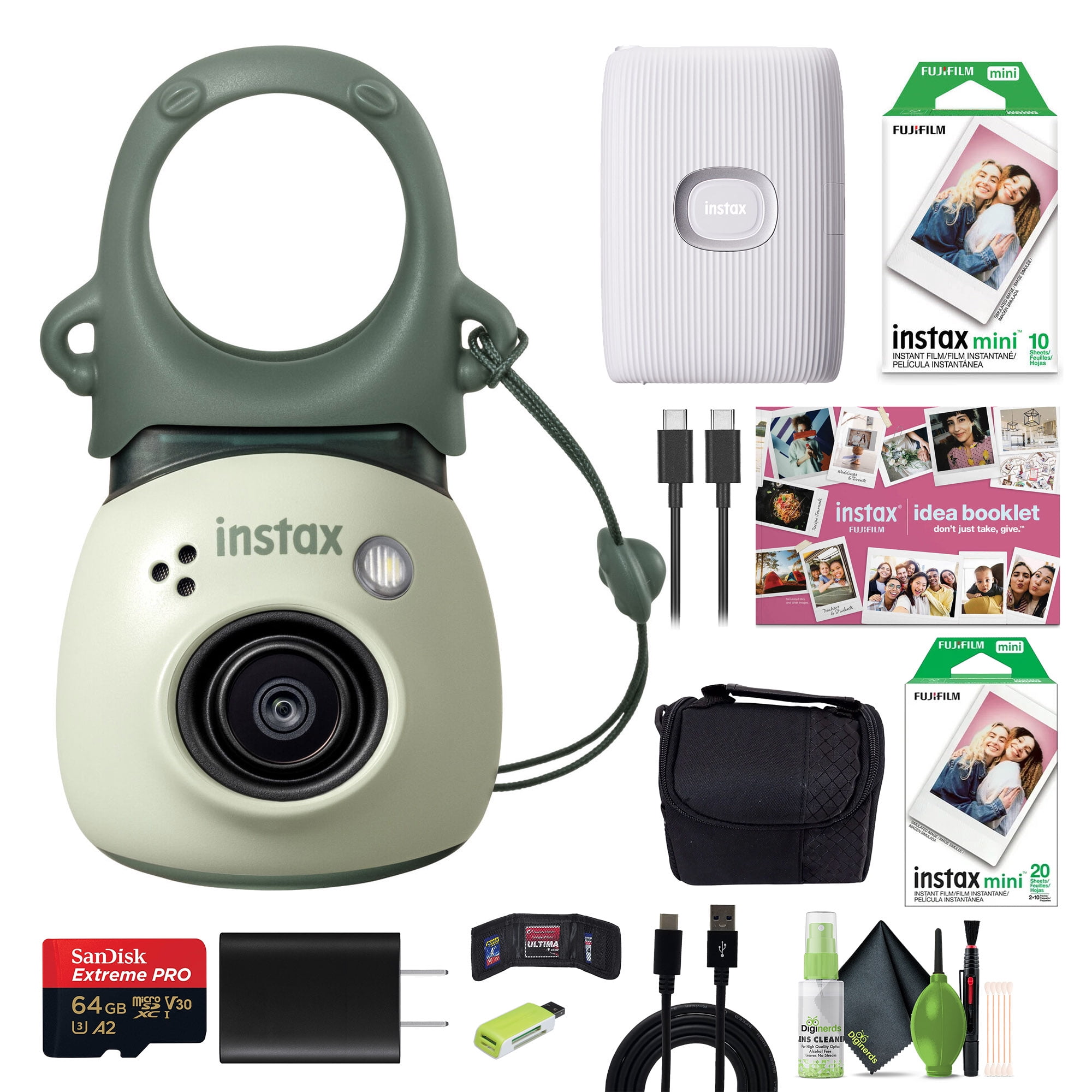 Fujifilm Instax Green Pal Digital Camera And Instax Mini Link 2 ...