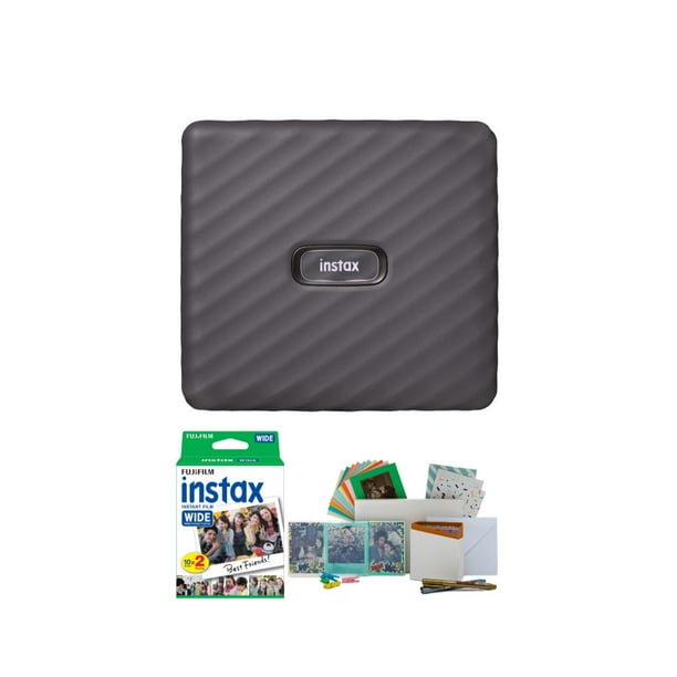 Fujifilm Instax Link Wide Instant Smartphone Photo Printer Kit w/Film ...