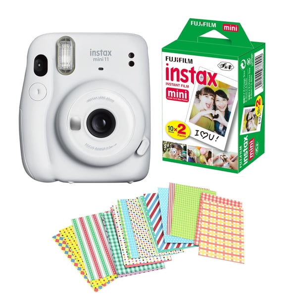 Fujifilm Instax Mini 11 Camera Bundle with 20 Fuji Films, Macro Lens ...