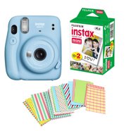 Fujifilm Instax Mini 12 Quick Snap Instant Film Camera, Pastel Blue ...