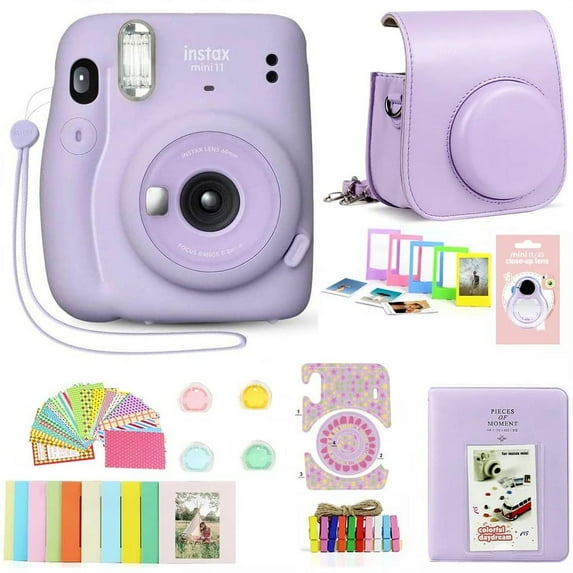 Fujifilm Instax Mini 11 Instant Camera Lilac Purple + MiniMate ...