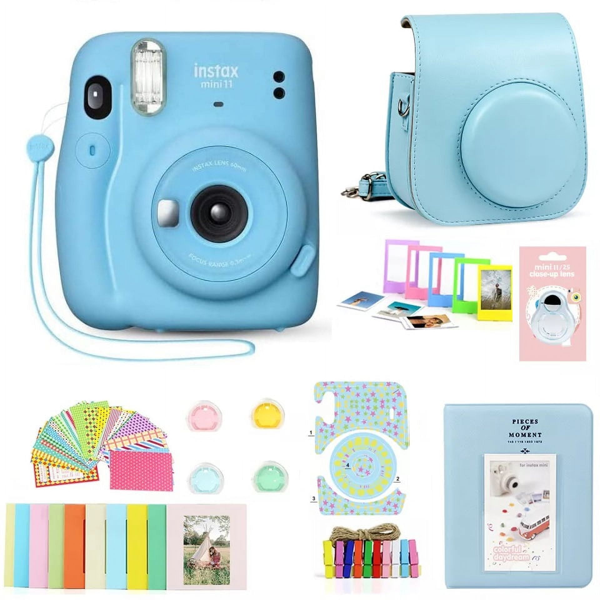 Fujifilm Instax Mini 11 Instant Camera Sky Blue + MiniMate Accessories ...