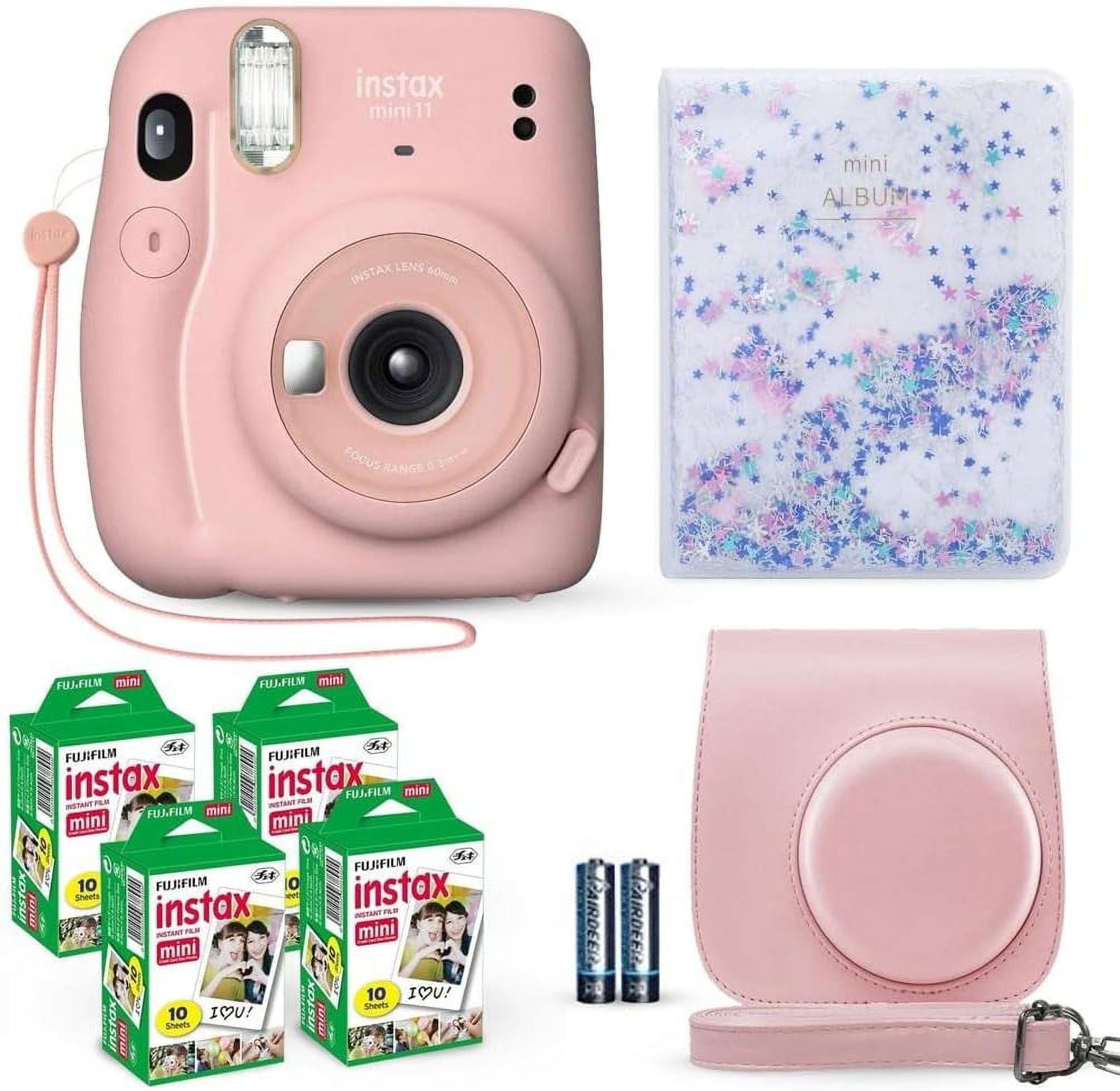 Fujifilm Instax Mini 11 Instant Camera Bundle with 40 Film Sheets ...