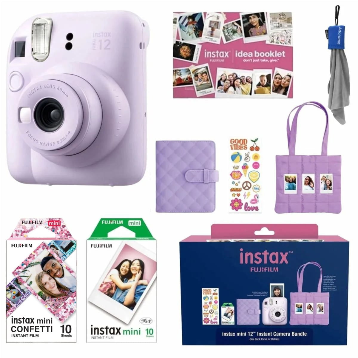 Fujifilm Instax Mini 12 Holiday Bundle 2025 - Walmart.com