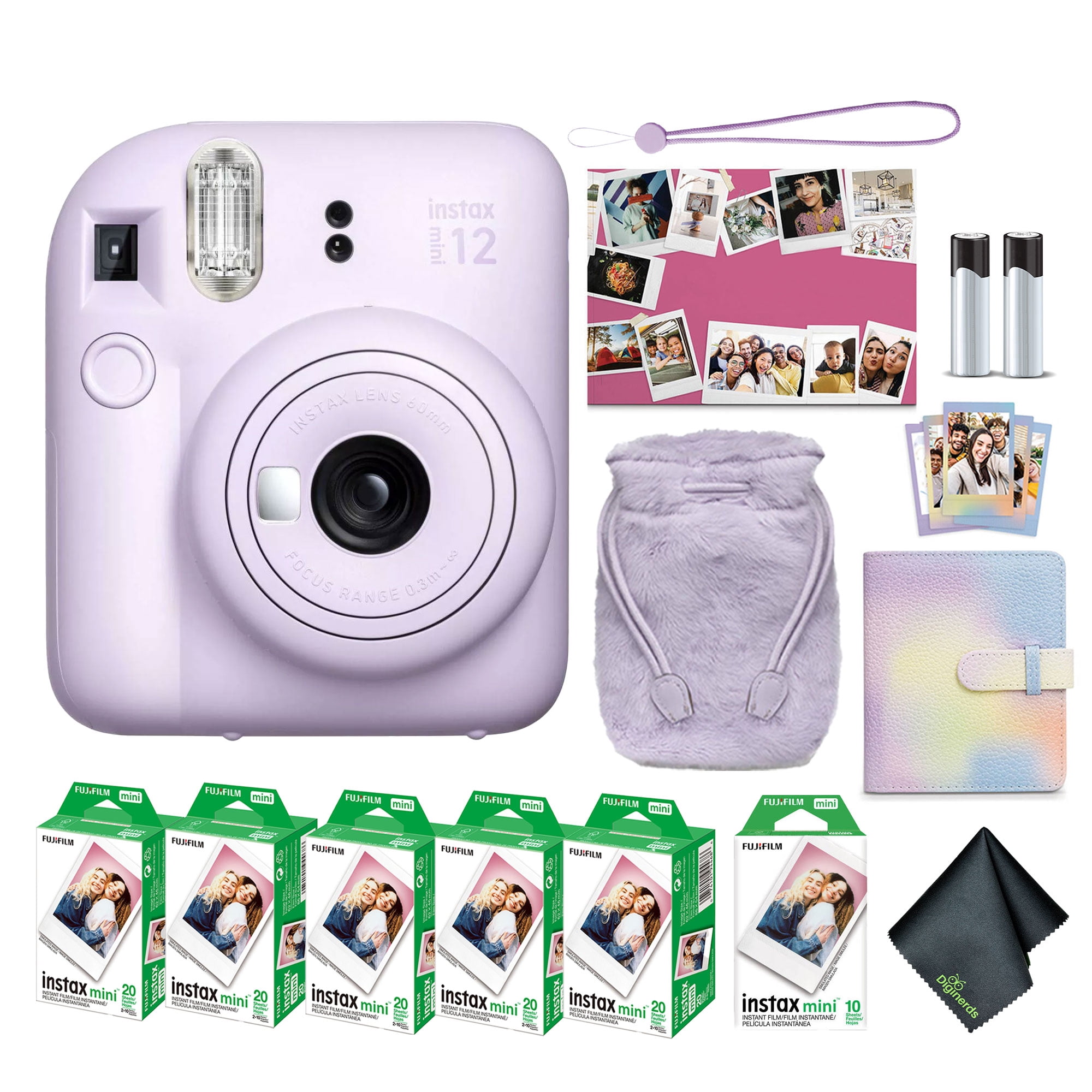 Fujifilm Instax Mini 12 Instant Camera Lilac Purple Holiday Bundle 2024 ...