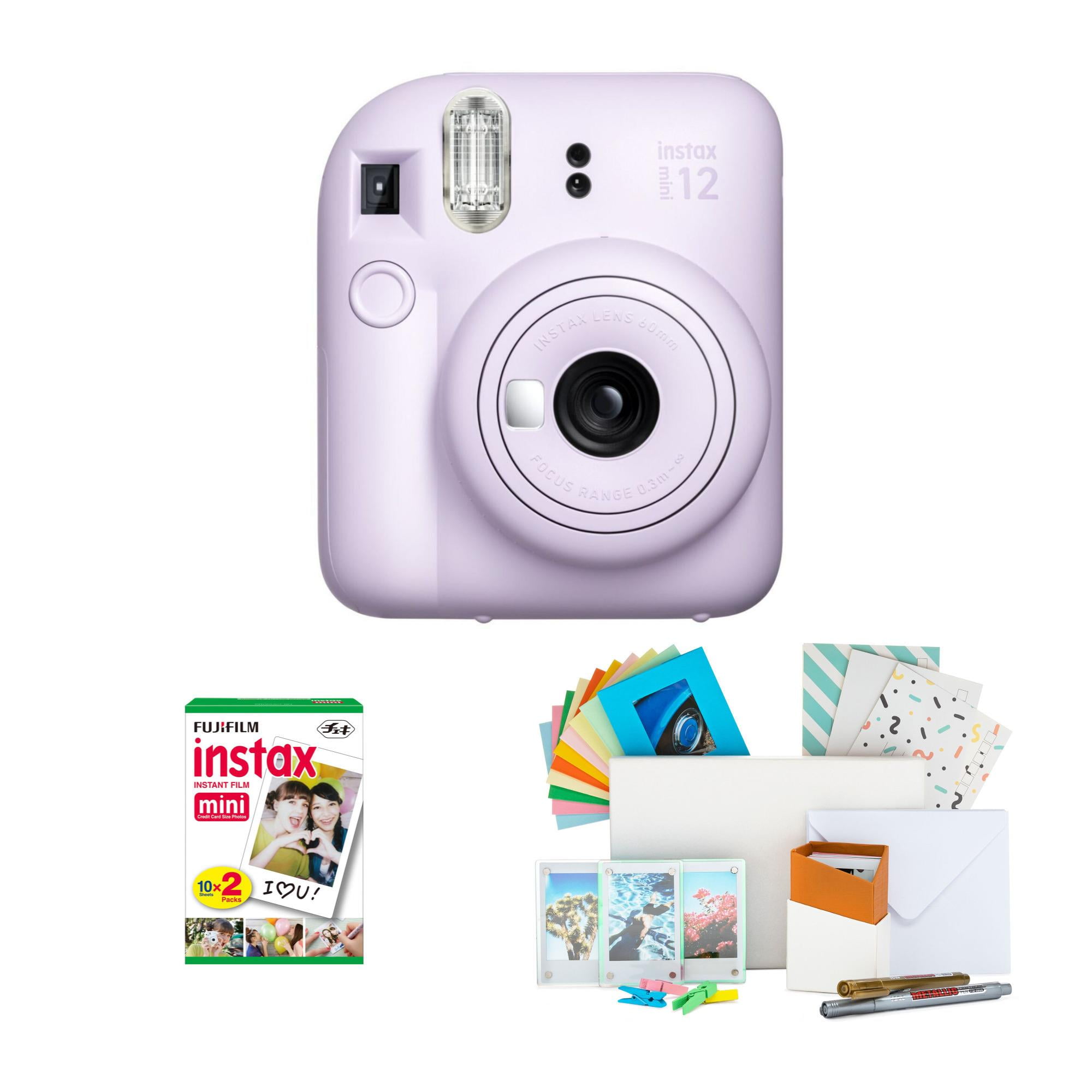 Fujifilm Instax Mini 12 Instant Camera (Lilac Purple) and Instax Film ...