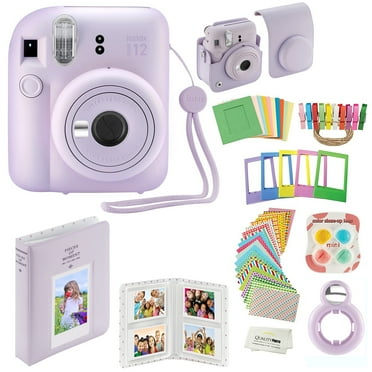 Fujifilm Instax Mini 12 Instant Film Camera, Clay White, Compact Design ...