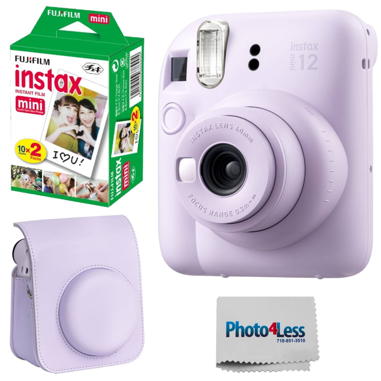 Fujifilm Instax Mini 12 Instant Film Camera Lilac Purple, Fujifilm ...