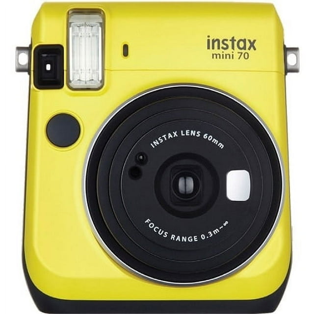 FUJIFILM 16496122 Instax(R) Mini 70 Instant Camera (Yellow) - Walmart.com