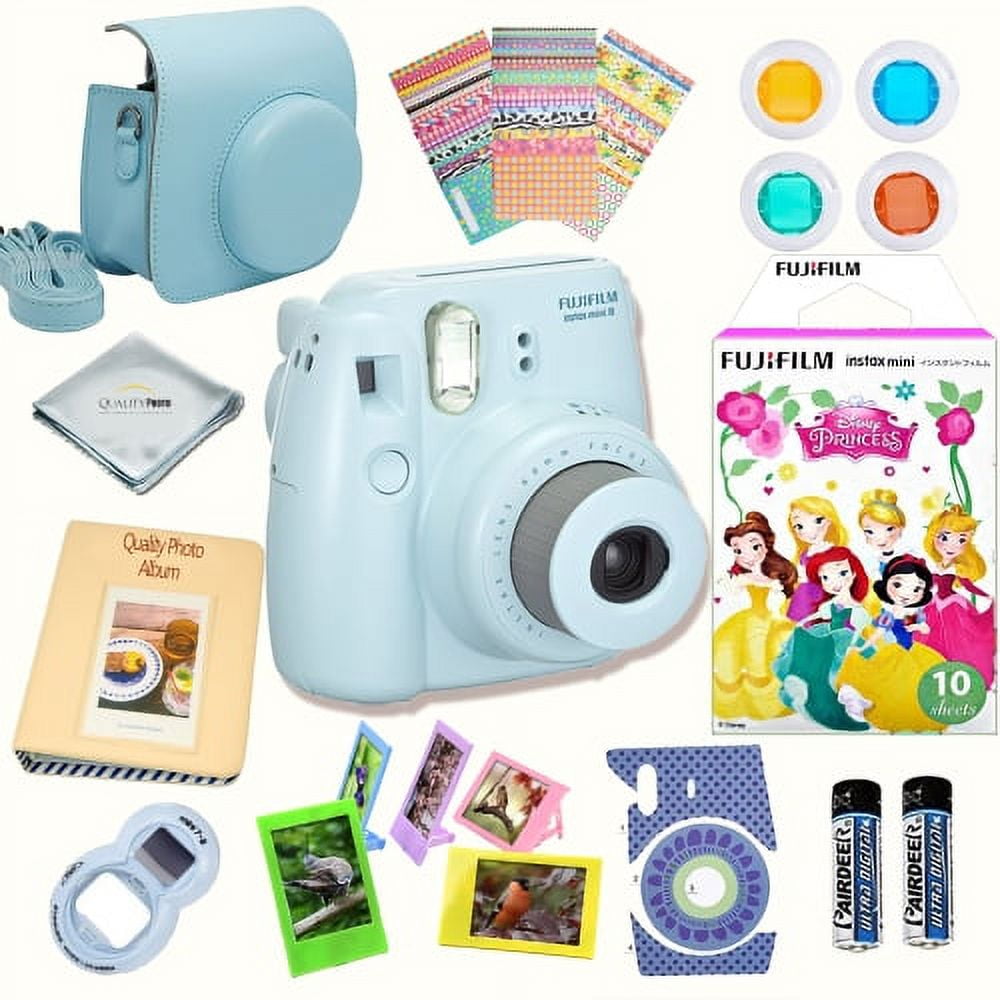 Fujifilm Instax Mini 8 Camera BLUE + Instax mini 8 instant films 10 ...