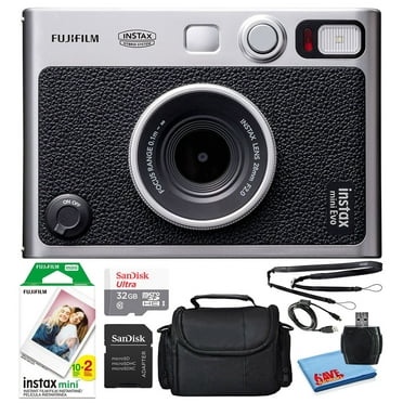 Fujifilm INSTAX Mini LiPlay Hybrid Instant Camera (Deep Bronze) Bundle ...