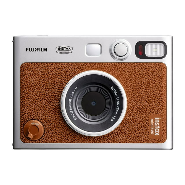 Fujifilm Instax Mini Evo Instant Camera with CMOS Sensor, F2.0 Aperture ...
