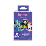 Fujifilm Instax Mini Instant Film 2 Pack 20 Sheets, Refill Insta Pics ...